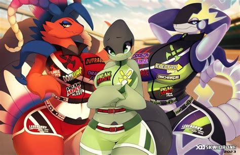 Rule 34 3girls Big Breasts Breasts Cyclizar Female Koraidon Miraidon Multiple Girls Pokémon