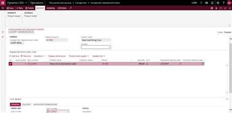 Dynamics 365 Consignment Inventory Functionality In Dynamics 365