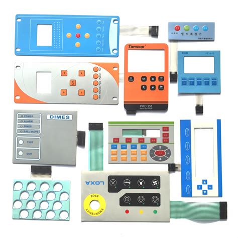 Frequency Changer Touch Button Keypad Flexible Push Button Membrane Switch China Wholesale