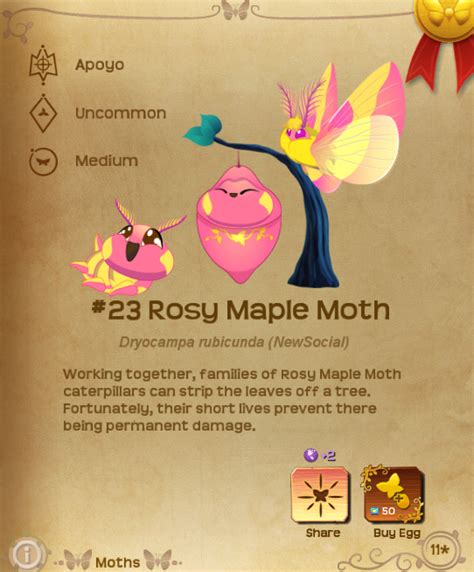 Rosy Maple Moth Flutter Starlight Wikia Fandom Powered By Wikia