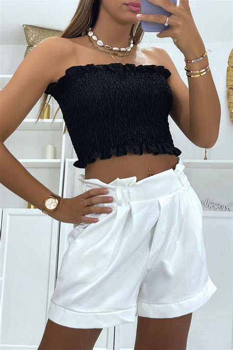 Green Lace Crop Top V Neck Lined Hyper Glamorous