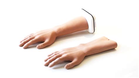 Hand And Wrist Injection Trainer With Tablet In Light Skin Tone Limbs