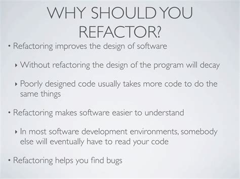 refactoring improve the design of existing code pdf