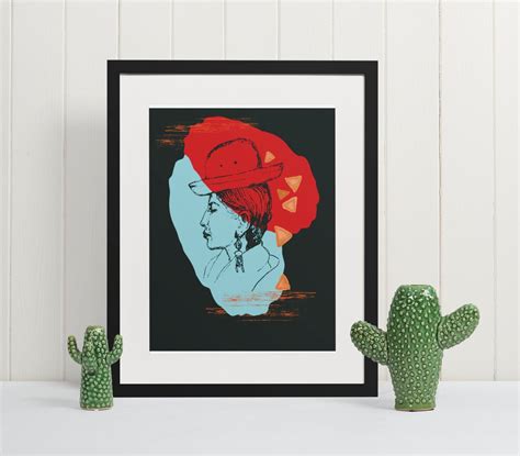 Cholita Printable Art Poster Bolivian Woman Indigenous Art Female Portrait Woman In A Bowler Hat