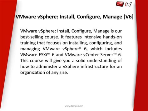 PPT Vmware Vsphere Install Configure Manage V6 Training PowerPoint Presentation ID 7442308