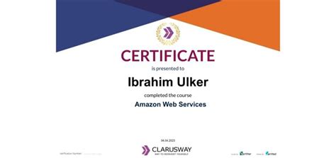 Ibrahim Ulker On Linkedin Aws Module Clarusway