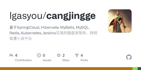 Github Lgasyou Cangjingge Springcloud Hibernate Mybatis Mysql Redis Kubernetes