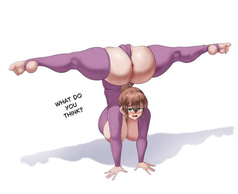 Rule 34 1girls Acrobatic Amidasketchbook Anus Peek Asking Viewer Ass
