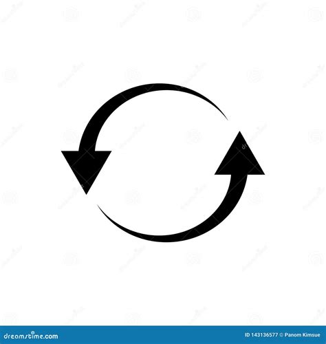 Loop Repeat Reload Icon Vector For Graphic Design Logo Web Site Social Media Mobile App Ui