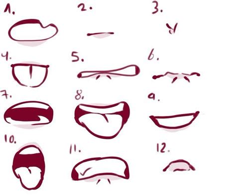 Gacha Mouth Ideas