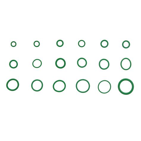 Abn Assorted O Ring Kit Sae And Metric Rubber O Rings Assortment Set