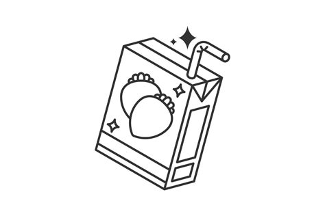 Cute Box Cartoon Juice Strawberry Pack Graphic By Dzgnvibe · Creative