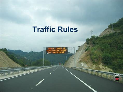Traffic Laws Rules And Regulation Ppt