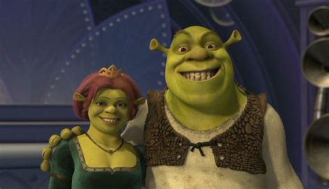 Shrek And Fiona Laughing