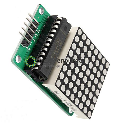 Mcu Control Display Module Max7219 Red Dot Matrix Ubuy India