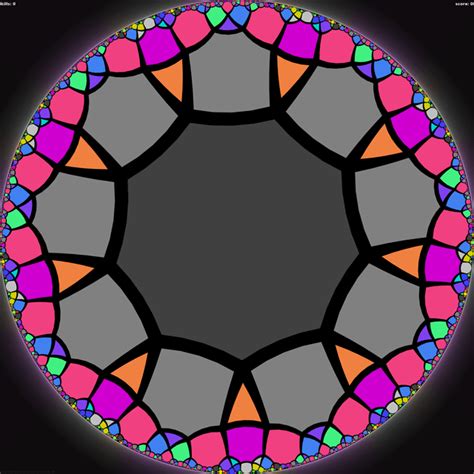 A Hyperbolic Walk To Showcase A New Tiling R Geometryisneat