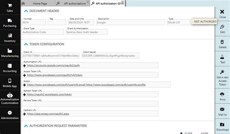 ERPAG API Google OAuth Authorization ERPAG ERPAG API Google OAuth Authorization ERPAG