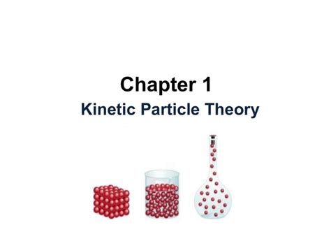 Kinetic Particle Theory States Of Matter Changes