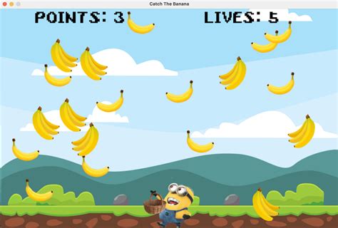 Github Palinaskakuncatch The Banana A Fun Catcher Game Implemented Using Python Pygame