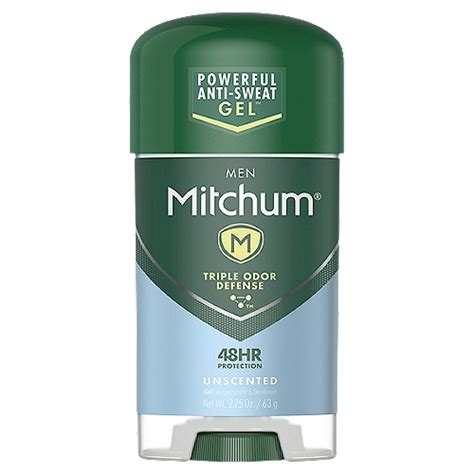 Mitchum Men Unscented Gel Antiperspirant And Deodorant