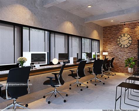 Interiordesign Mr Bobon Santoso Modern Office 2 Floors Design