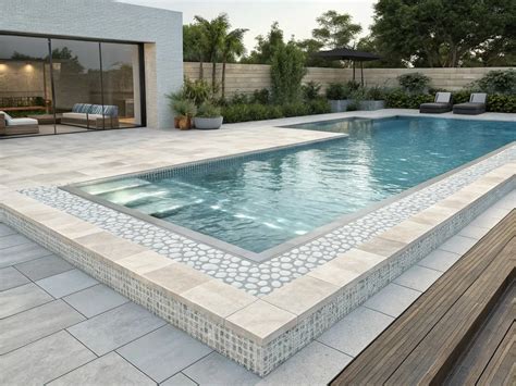 15 Modern Waterline Pool Tile Ideas To Elevate Your Outdoor Aesthetic