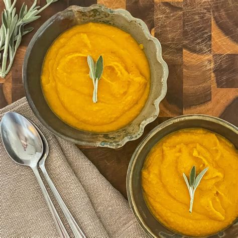 Butternut Squash Soup Lavender Honey