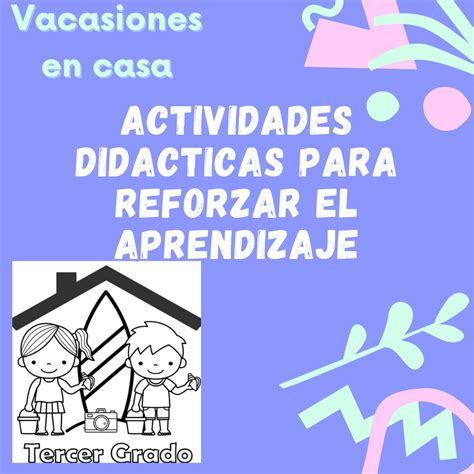Actividades Didacticas Para Reforzar El Aprendizaje 3er Grado