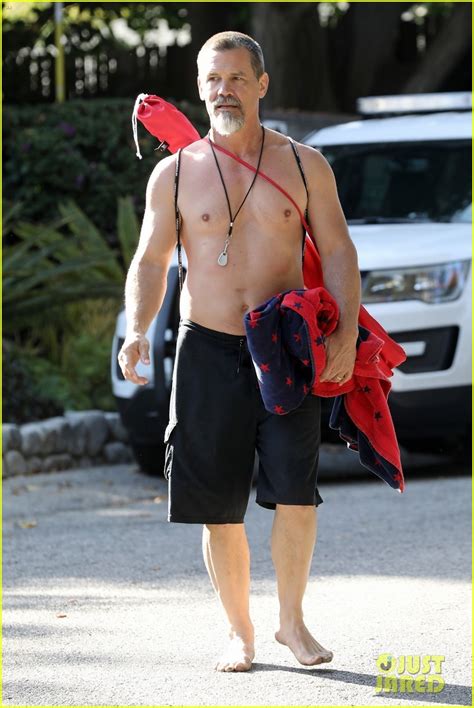 Josh Brolin Goes Shirtless During His Fourth Of July Celebrations