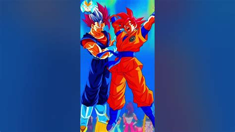 Who Is Strongestuniversal God Blue Cc Goku🆚️seraphim Vegito Epic Battle😳 Anime Shortvideo