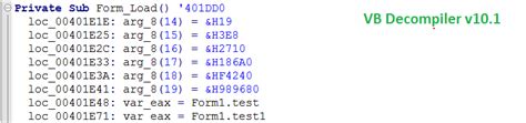 Vb Decompiler 101 New Age Of Native Code Decompilation