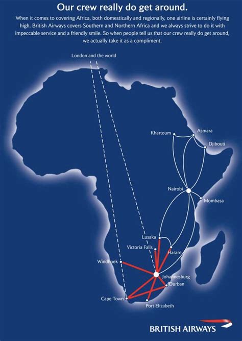 British Airways Map