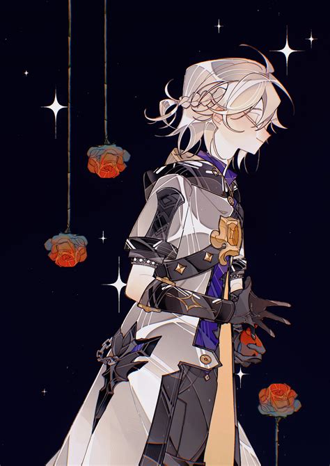 Albedo Genshin Impact Drawn By Apuuuuu Danbooru