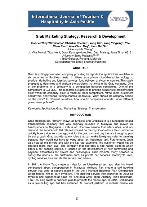 Grab Marketing Strategy Research And Development Lecture Notes Marketing Docsity