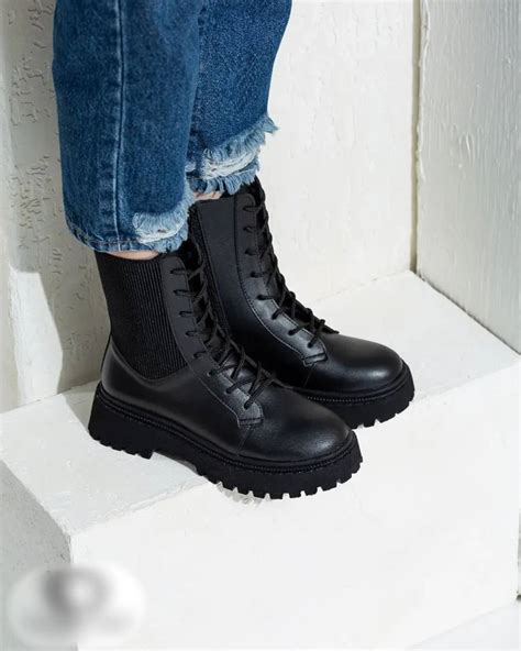 ۱۰ مدل نیم بوت زنانه چرم شیک و خاص نیم بوت دخترانه اسپرت