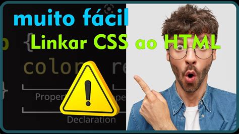 como linkar o css ao html rÁpido e fÁcil youtube