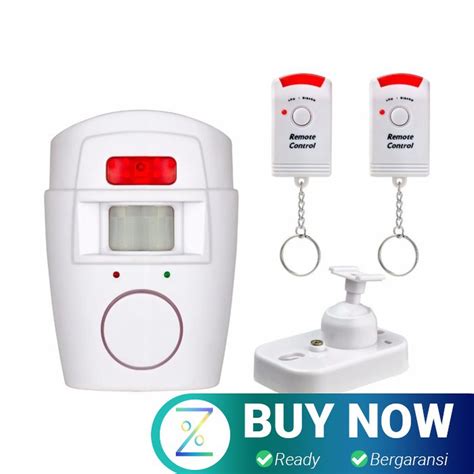 Jual Alarm Anti Maling Infrared Pir Sensor Gerak 2 Remote Control Yl105 Shopee Indonesia