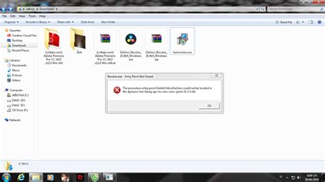 L I Could Not Be Located In The Dynamic Link Library Api Ms Win Core Synch L Dll Vi T