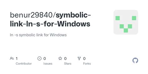 Github Benur Symbolic Link Ln S For Windows Ln S Symbolic Link For Windows