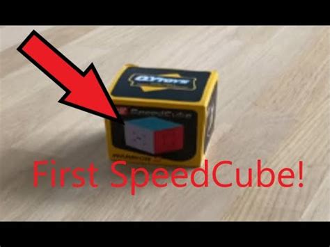 Unboxing My First SPEEDCUBE New Intro YouTube