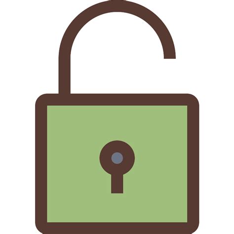Open Lock Vector SVG Icon SVG Repo