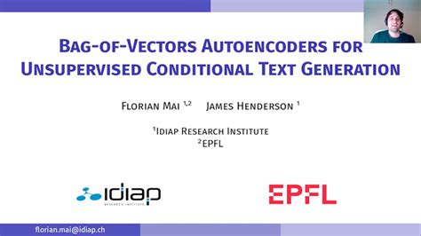 Underline Bag Of Vectors Autoencoders For Unsupervised Conditional