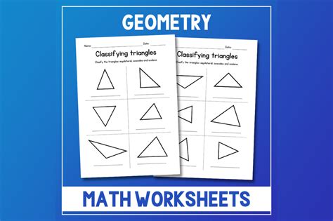 Classifying Triangles Geometry Graphic By Atlasart Creative Fabrica