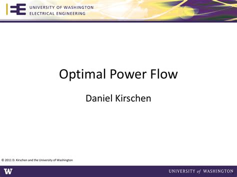 Optimal Power Flow Electrical Engineering