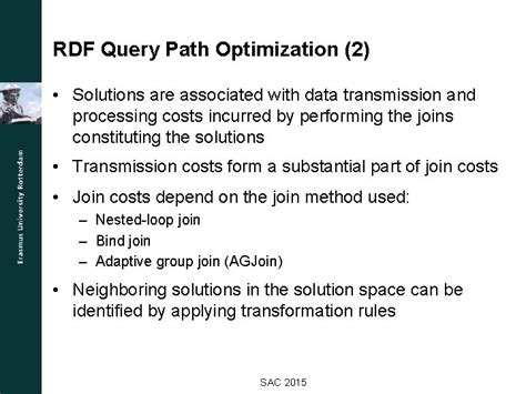 Rdf Chain Query Optimization In A Distributed Environment