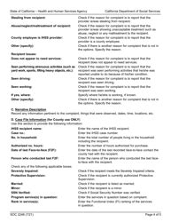 Form SOC Download Fillable PDF Or Fill Online Ihss Complaint Of Suspected Fraud Form