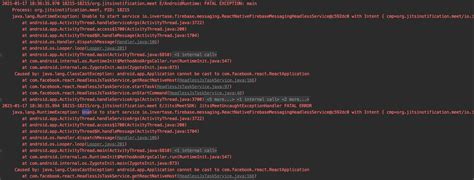 React Native Firebase Messaging In Jitsi Meet Crash When App In