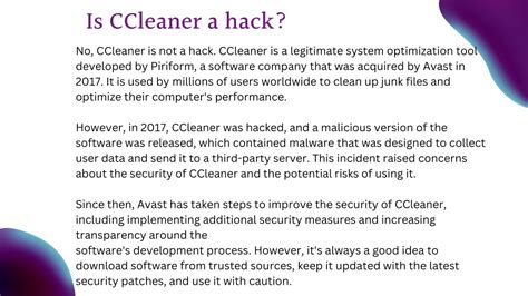 Ppt Should You Use Ccleaner Or Norton Utilities A Comprehensive Review Powerpoint