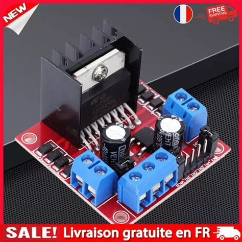 L298n Dc Motor Driver Module Dual H Bridge 5v For Smart Car In Line Capacitor Eur 4 55