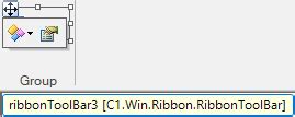 ToolBar Ribbon For WinForms ComponentOne